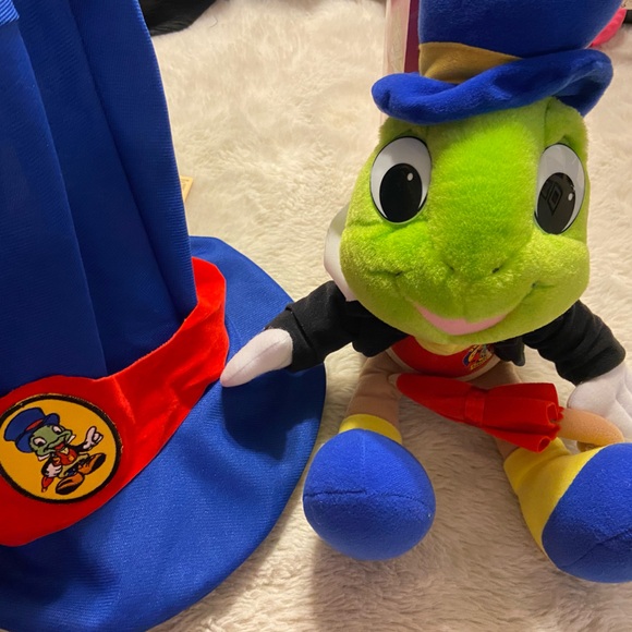 Disney | Accessories | Bundle Of Disney Vintage Rare Jimmy Cricket Hat ...